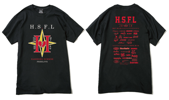 HSFL2018オリジナルTシャツ「Deviluse」×HSFLコラボバージョン販売開始‼ | NEWS | 八食サマーフリーライブ公式サイト
